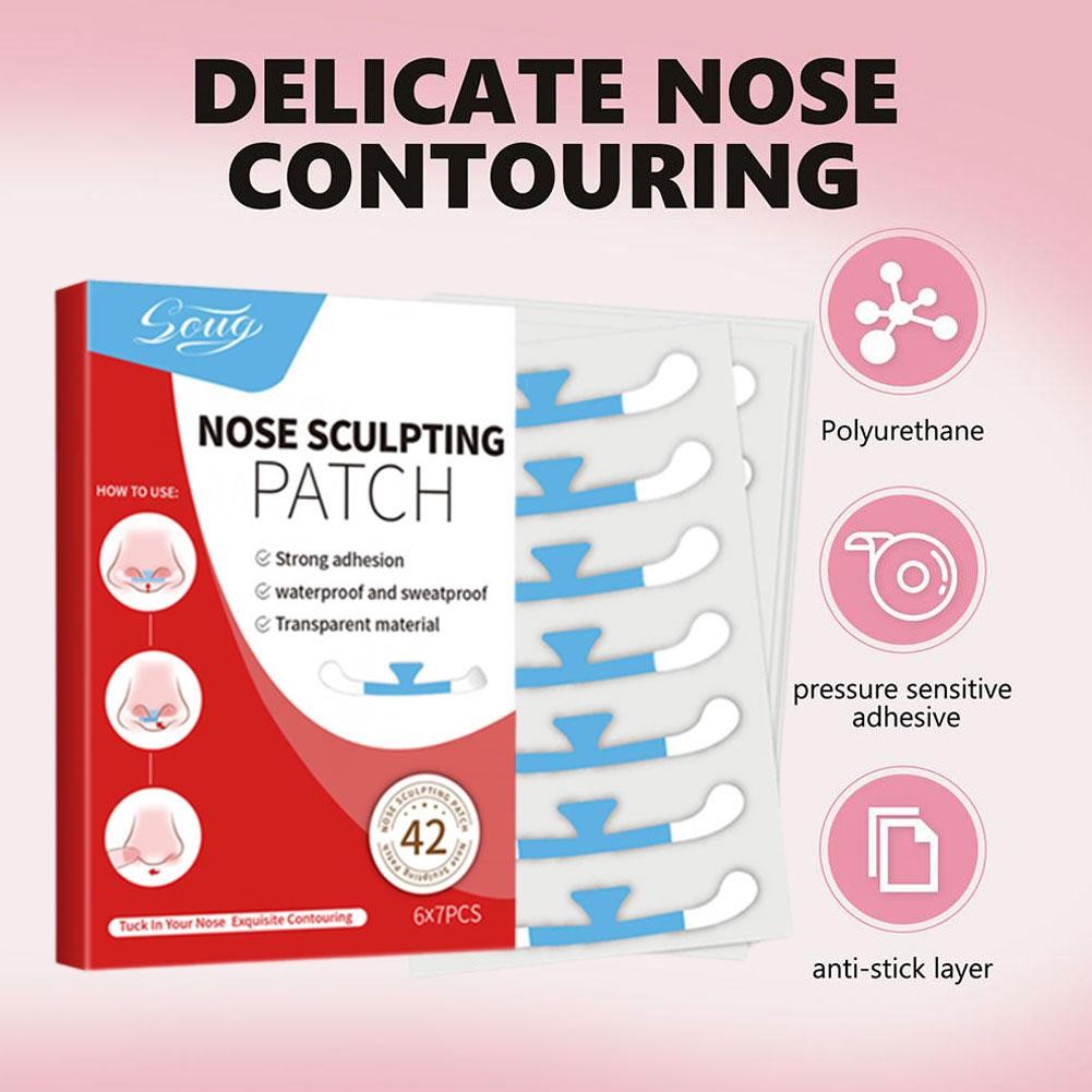 Soug Nose Shrinkage Sticker Small Nose Narrow Thin Nose Invisible Nose ...