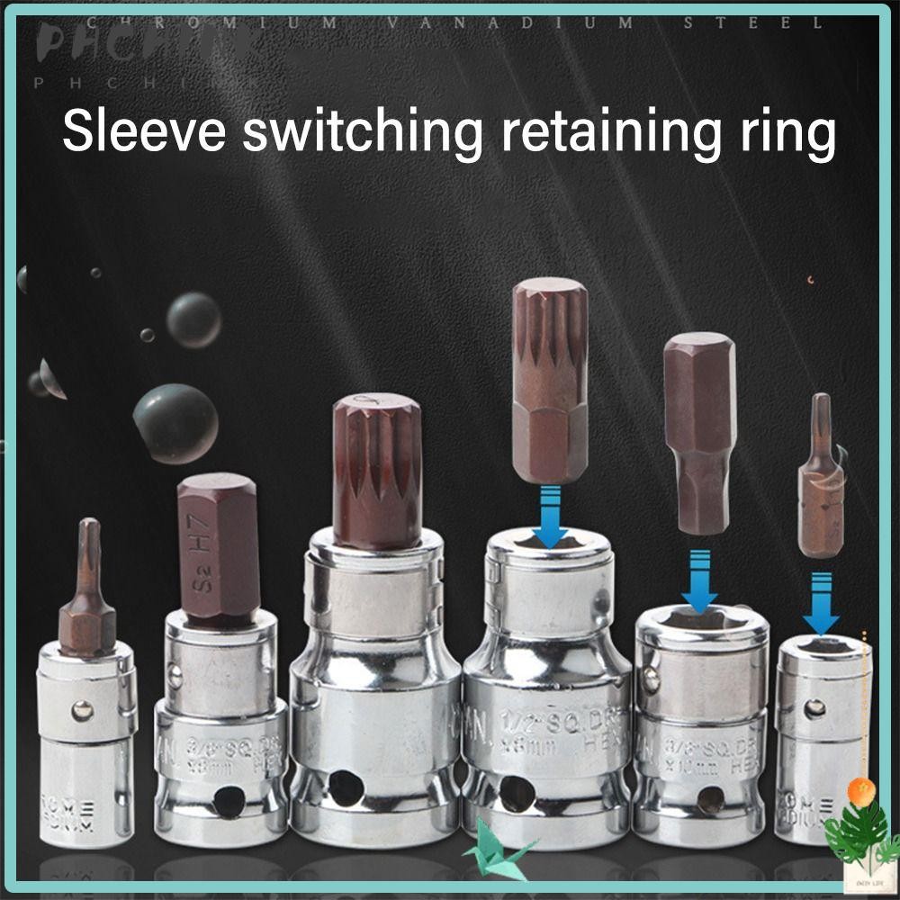 CHINK Ratchet Socket Adapter, Hand Too Universal Socket Hex Bit Adapter ...