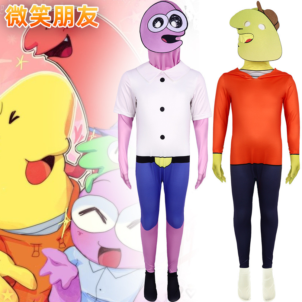 Smiling Friends Season 2 Halloween cosplay Costume/Charlie Pim cos ...