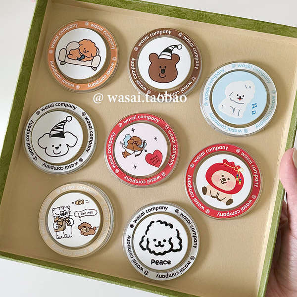 pop socket pop socket magsafe Korea ins niche cute puppy bear Magsafe ...