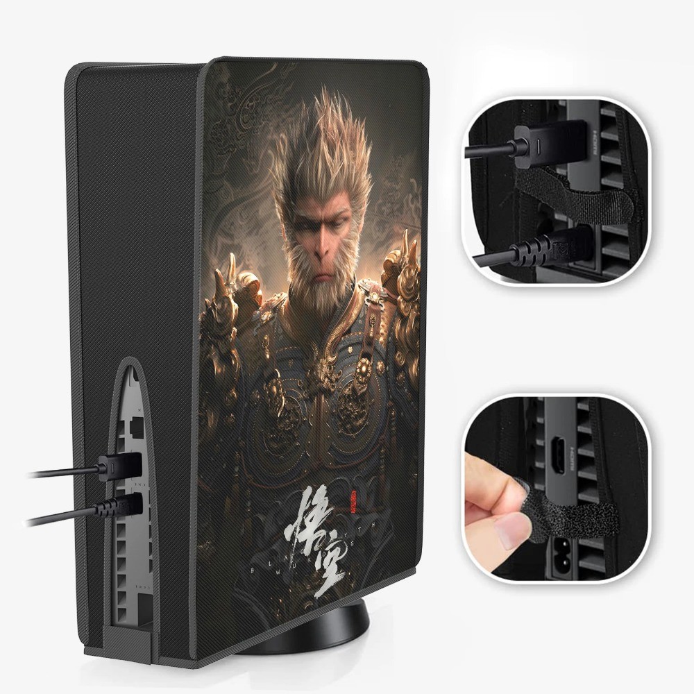 Black Myth Wukong Skin Cover Sticker For PS5 Slim Decal Protective Film ...