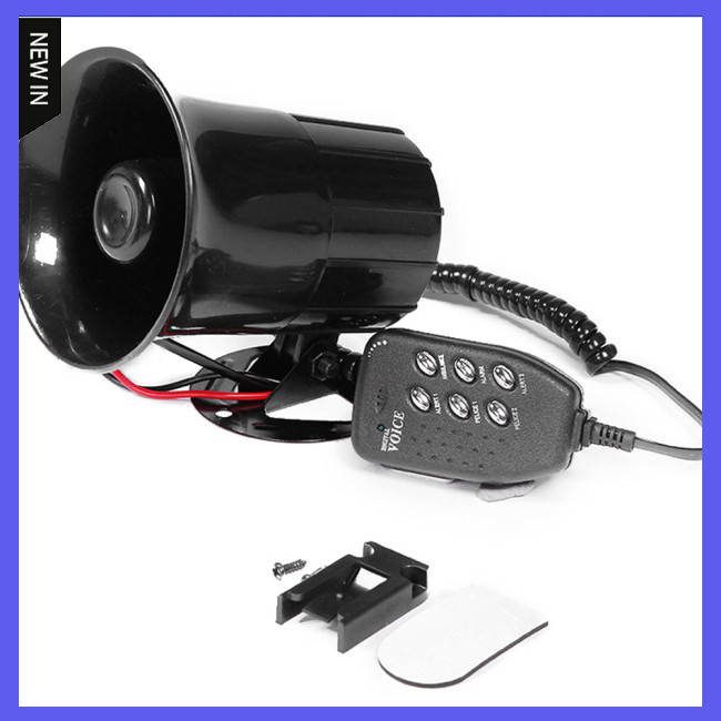 HOT Motorcycle Car Auto Loud Air Horn 6-Tones Siren Sound Speaker ...