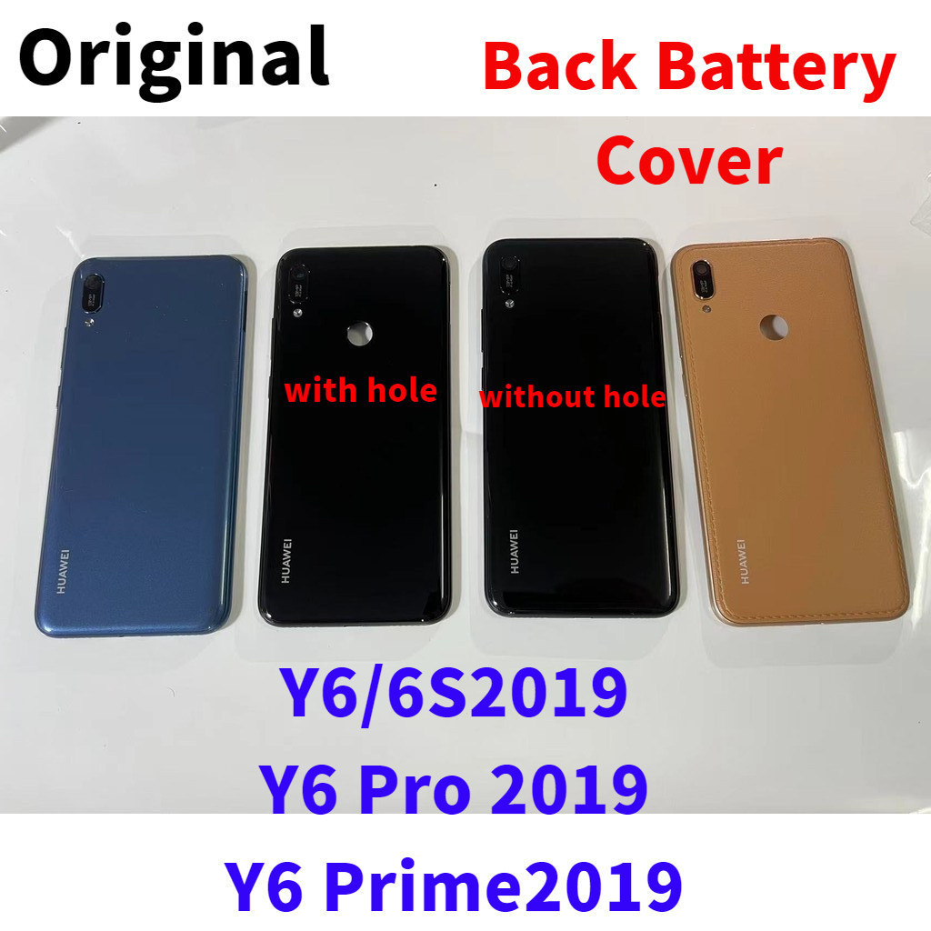 For Huawei Y6S 2019/Y6 2019/Y6 Prime 2019/Y6 Pro 2019 Back Cover Glass ...