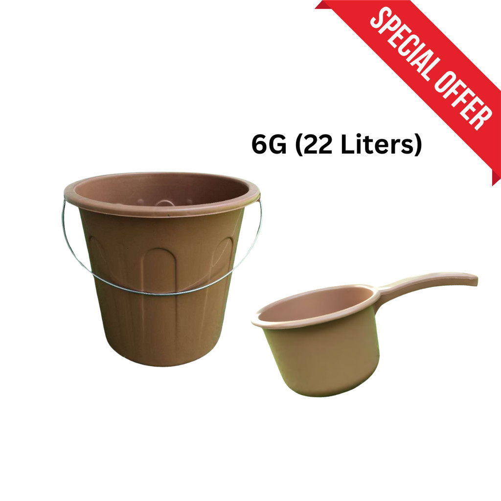 Edepot Mocha High Quality Water Pail with Dipper Mocha Bundle | Shopee ...