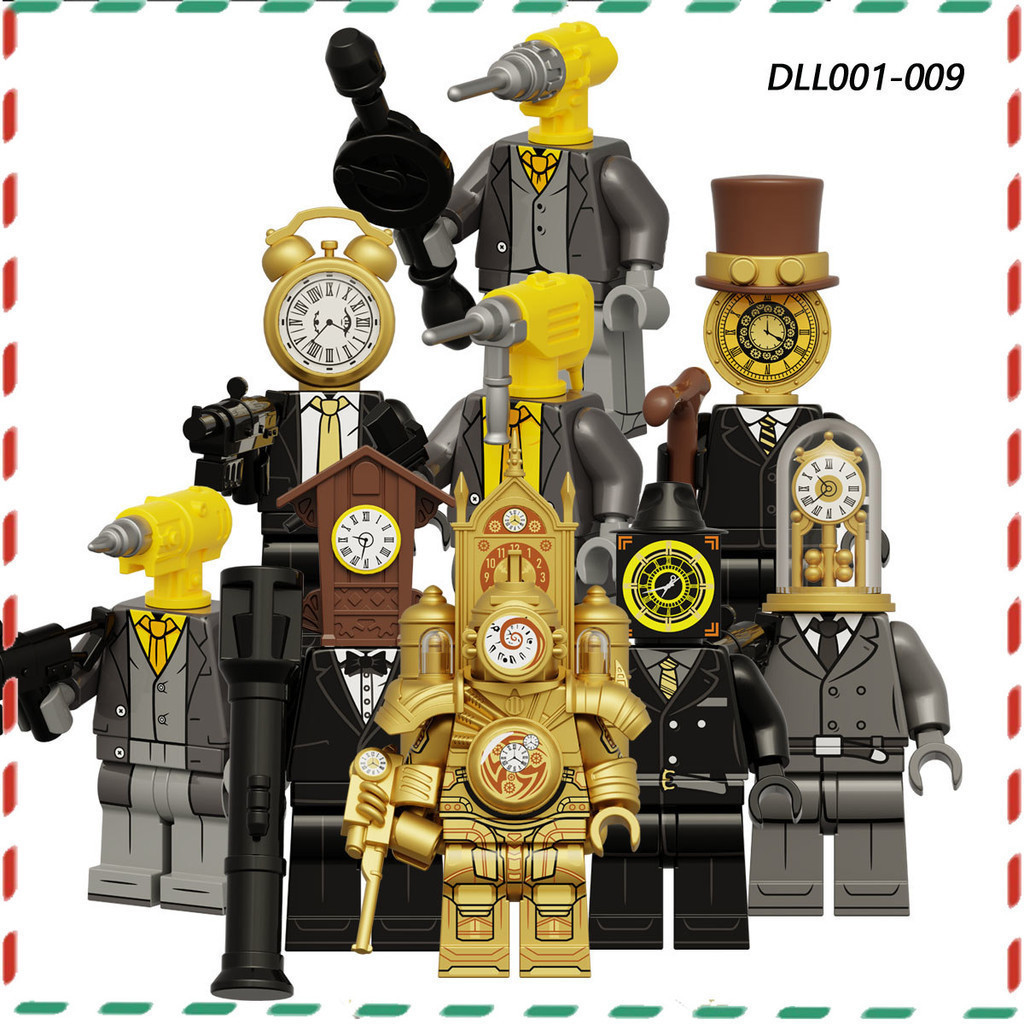 Children's Gift Skibidi Toilet Titan clock wall clock alarm clock man ...