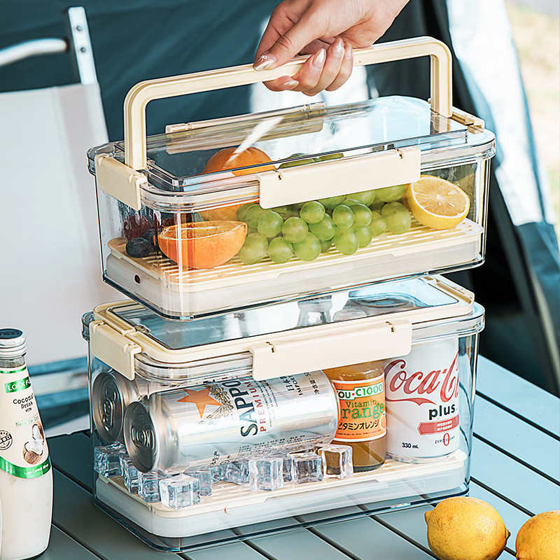 Portable Food Storage Seal Box Outdoor Refrigerator Fruit Vegetable ...