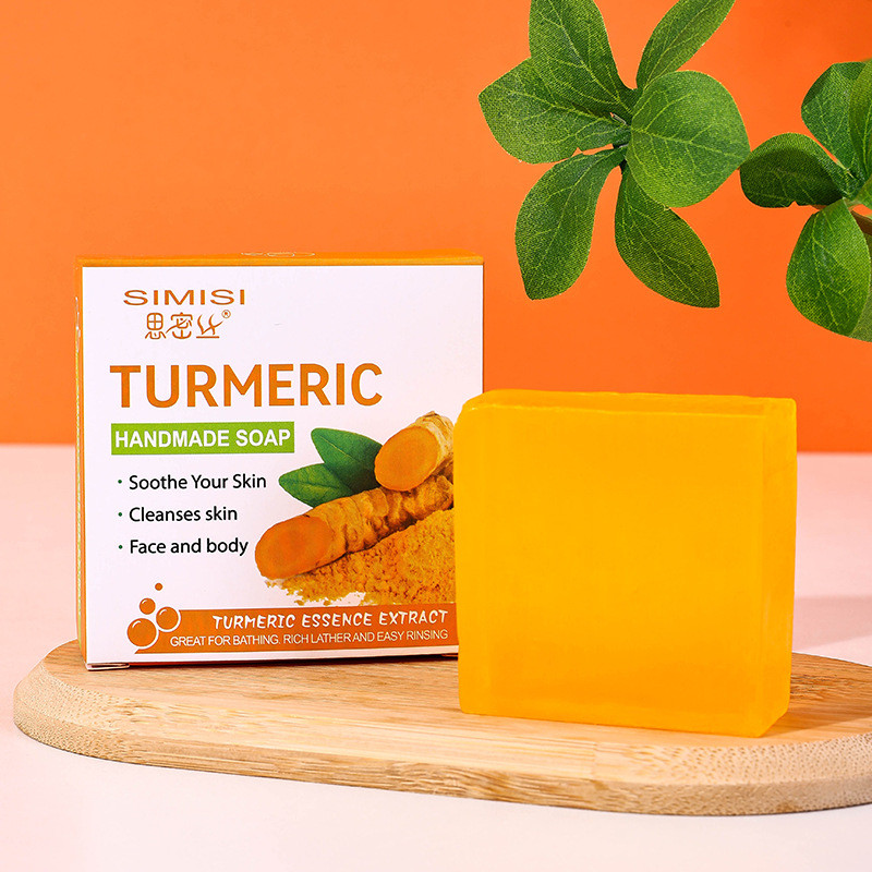 Simisi Turmeric soap Handmade Bath Lemon Soap Kojic Acid Soap Ginger ...