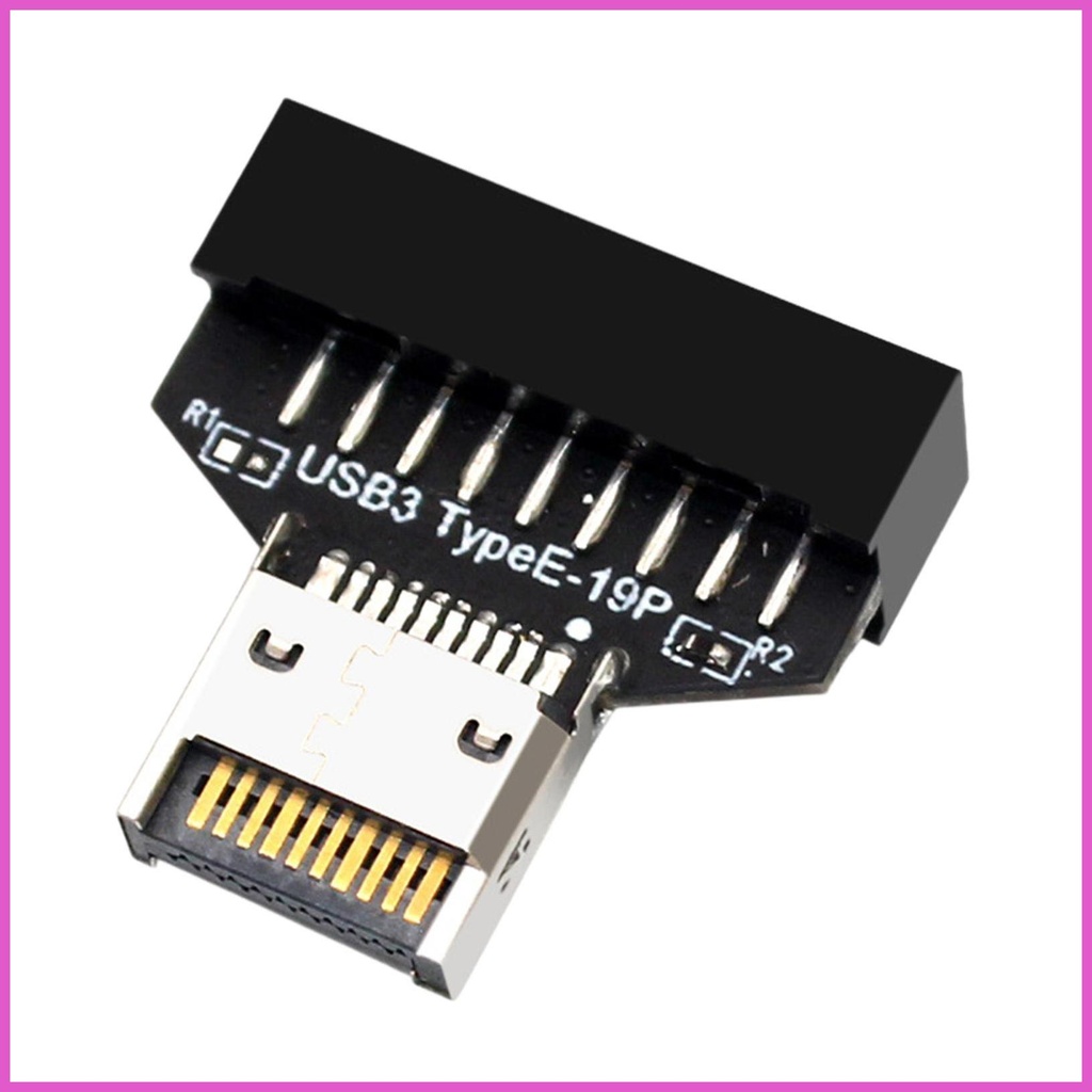 PC Front Panel Header Adapter 19Pin Motherboard Header Connector USB 3. ...