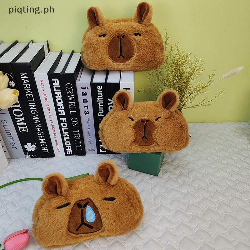 PP Plush Doll Capybara Plush Pen Bag Stuffed Cartoon Capybara Pen Case ...