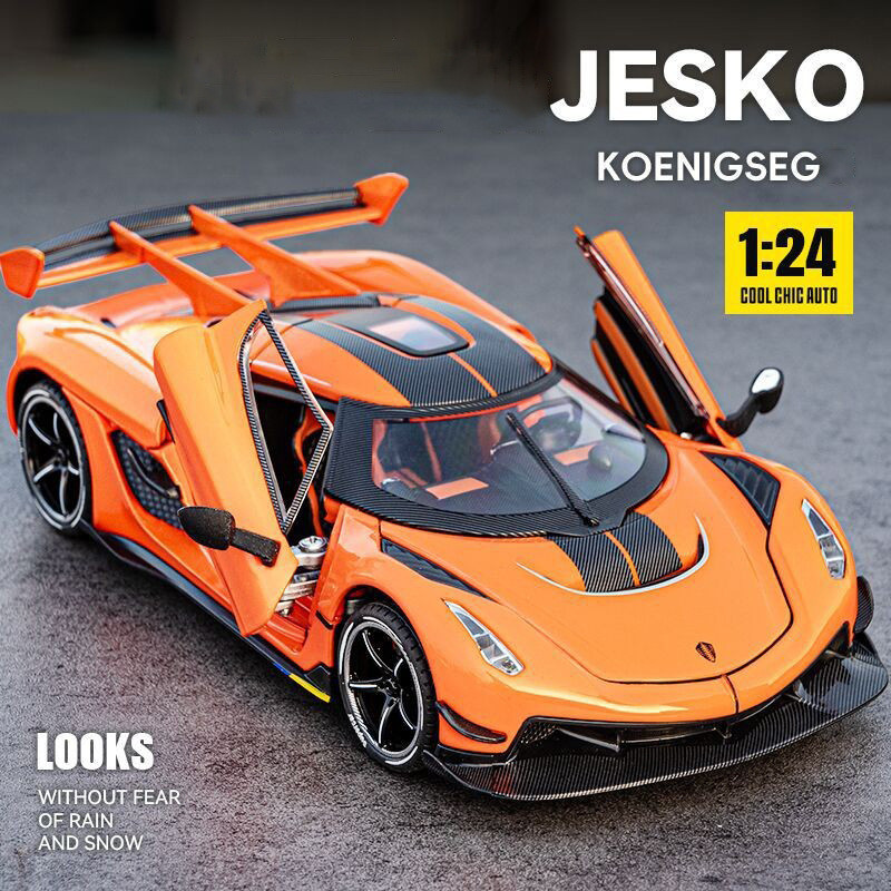 Koenigsegg1: 24 Koenigsegg Jesko Agrea Simulation Alloy Car Model Sound ...