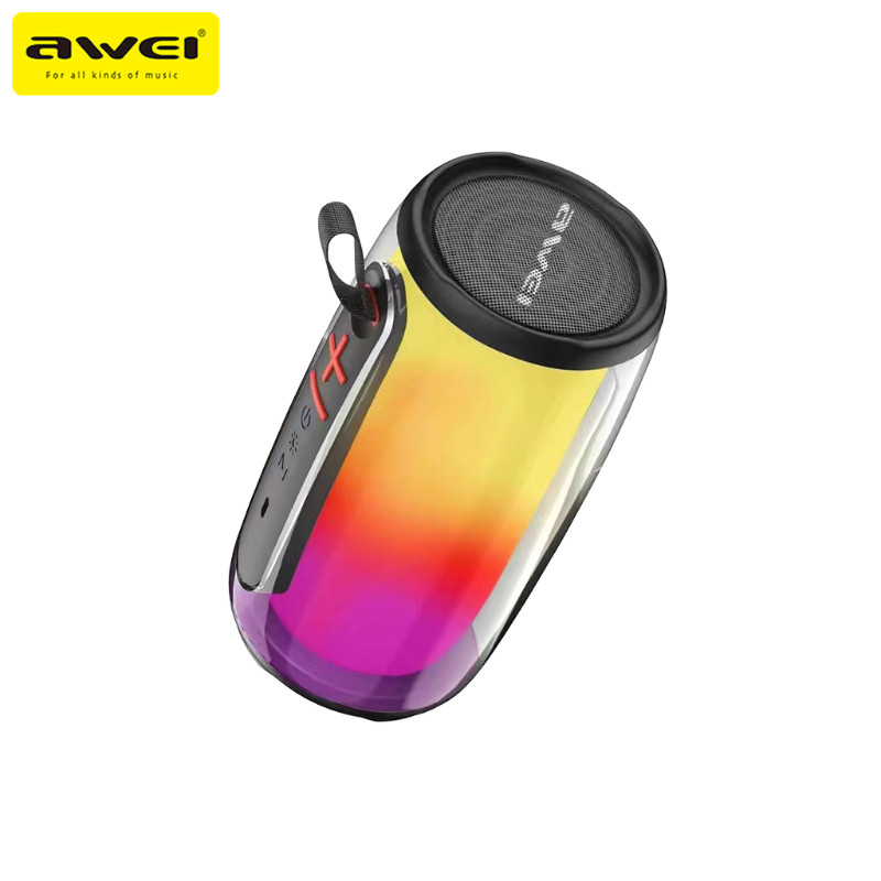 Awei Y528 TWS Wireless Bluetooth V5.3 Speaker with Dynamic RGB Colorful ...