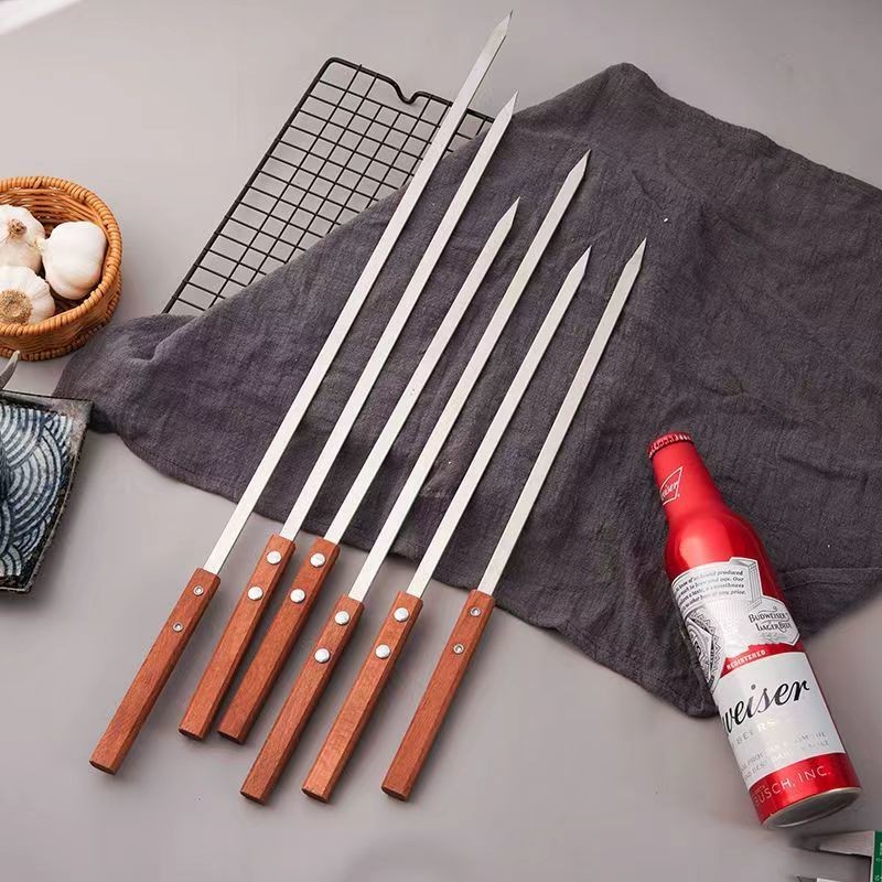 Large BBQ Stick Stainless Steel Large Stick Outdoor Commercial a Leg of ...