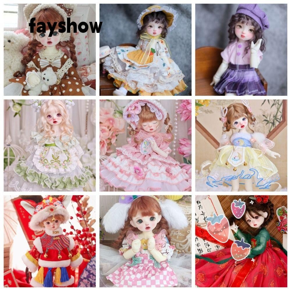 FAYSHOW2 1/6 BJD Doll Outfit Set, Retro Lolita Princess Dress, Cute ...