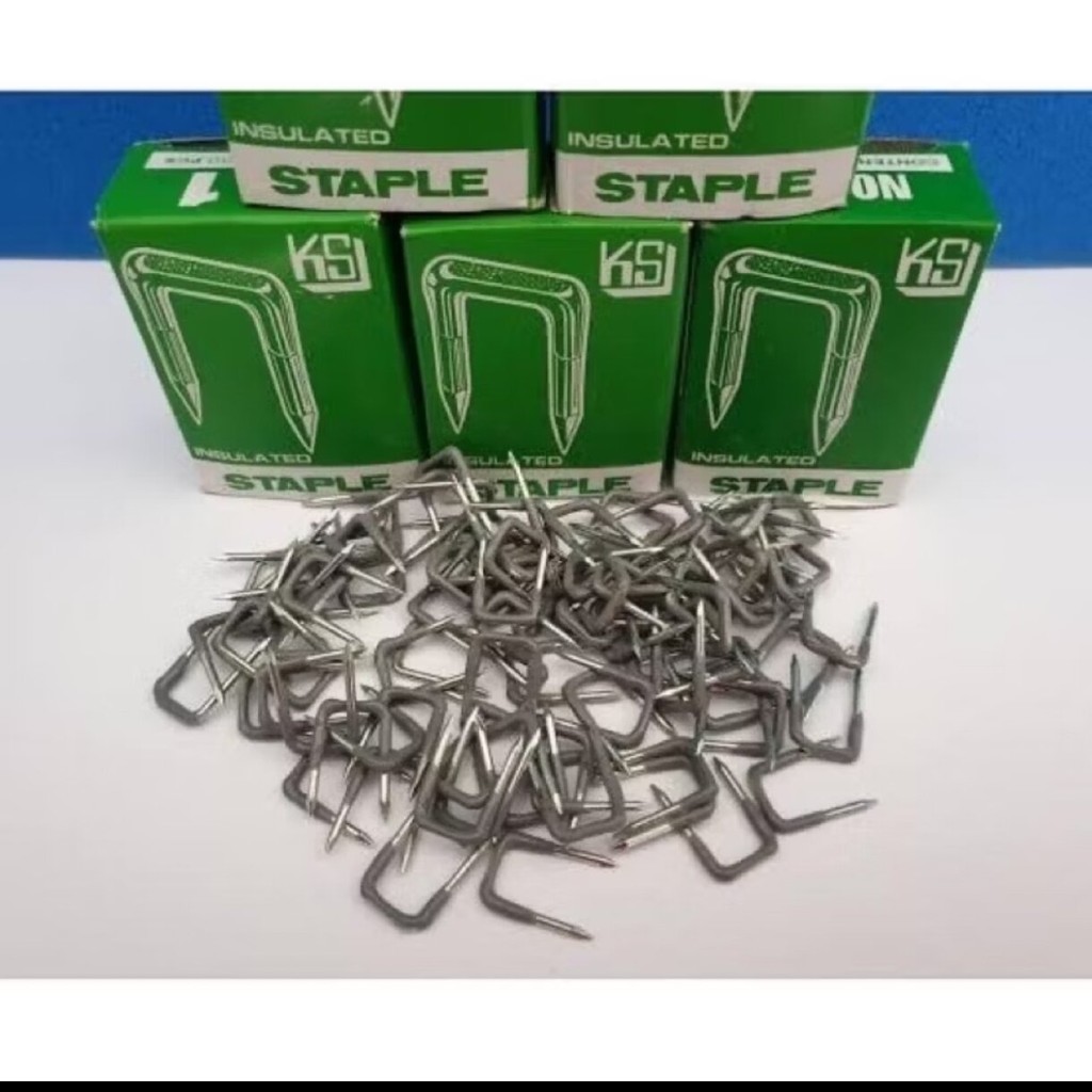 [Hot style]KAWAGUCHI Insulated Staple Wire 1/2 3/4 1 Per Box (100pcs ...