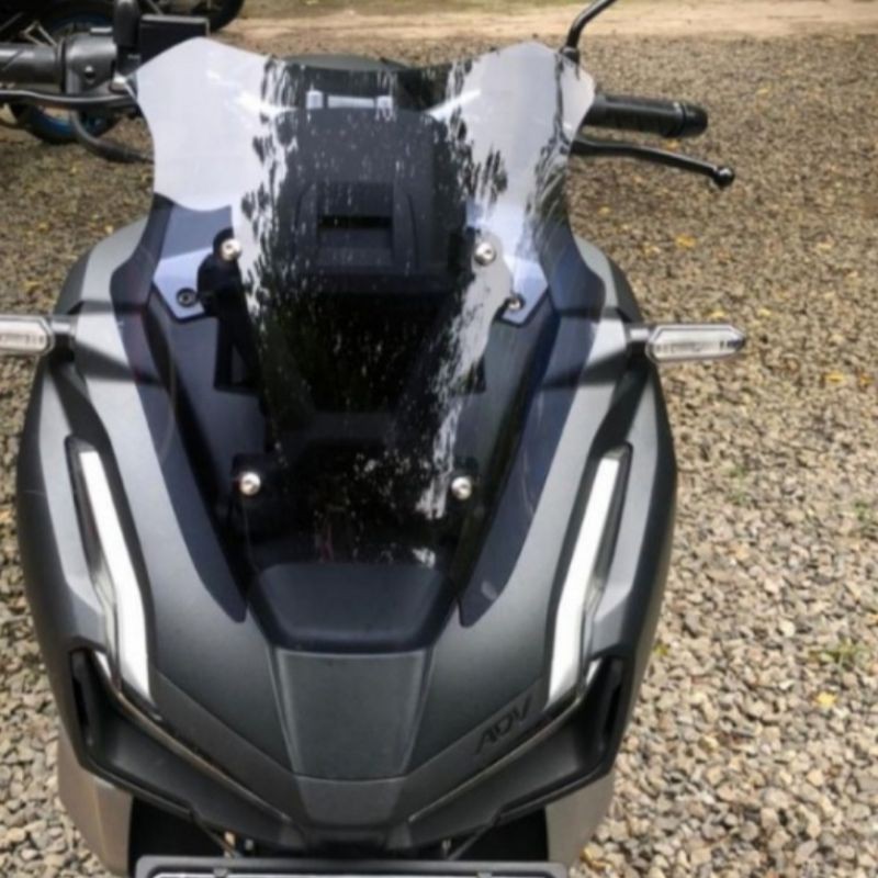 HITAM Adv 160 ADV 150 Short Windshield Visor, Ocito Sporty Rayben Clear ...