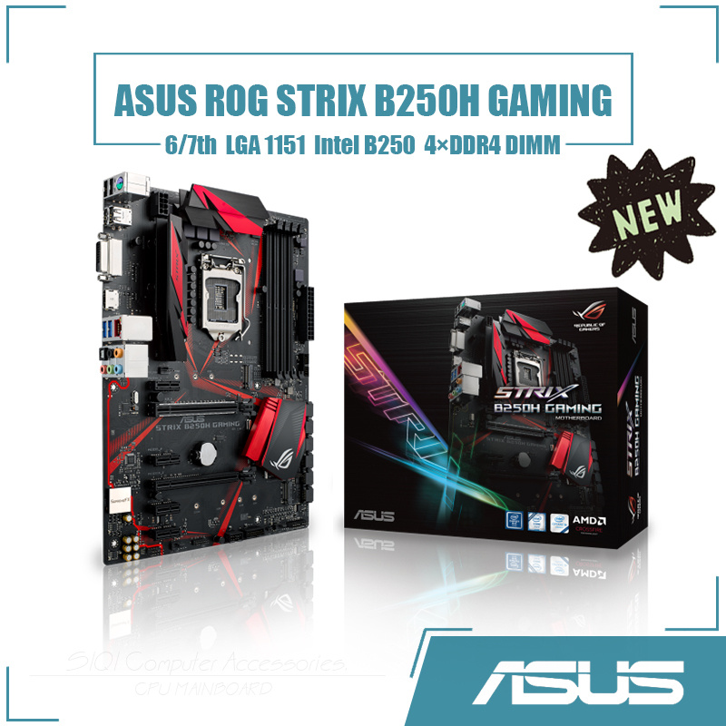 [NEW] ASUS ROG STRIX B250H GAMING Motherboard Intel B250 chipset LGA 1151 4xDDR4 DIMM ATX 6/7th ...