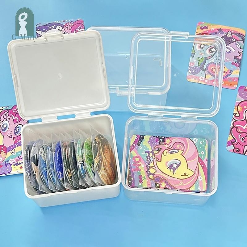 GMARTY New Transparent Plastic Storage Box Photocards Small Card ...