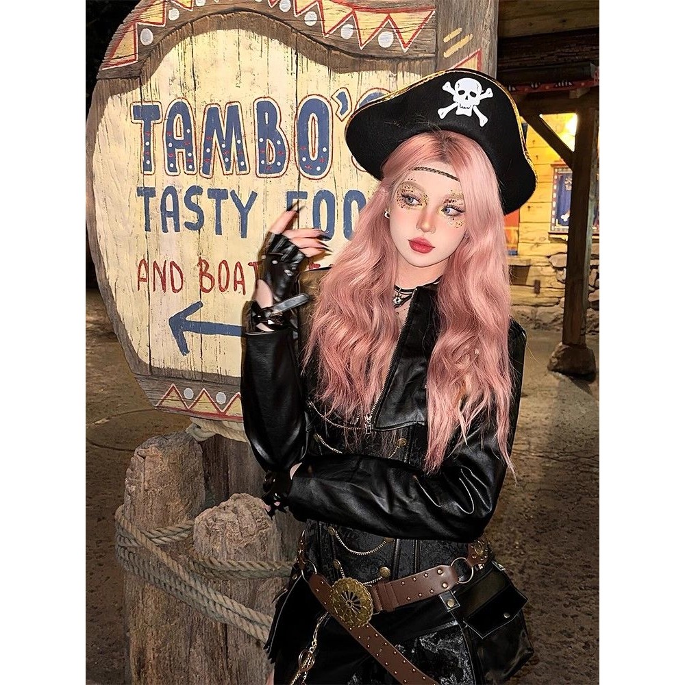 Halloween Hat cos Pirates of the Caribbean Costume Props Easter Skull ...