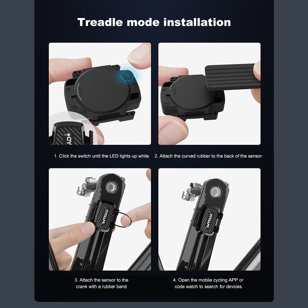 Speed Cadence Sensor ANT Bluetooth-Compatible Wireless Sensor for Bike ...