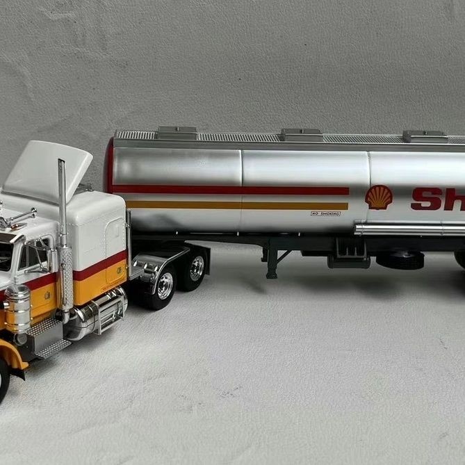 Ixo 1/43 PETERBILT 359 Peter Bill Trailer Oil Tank Car Model SHELL ...