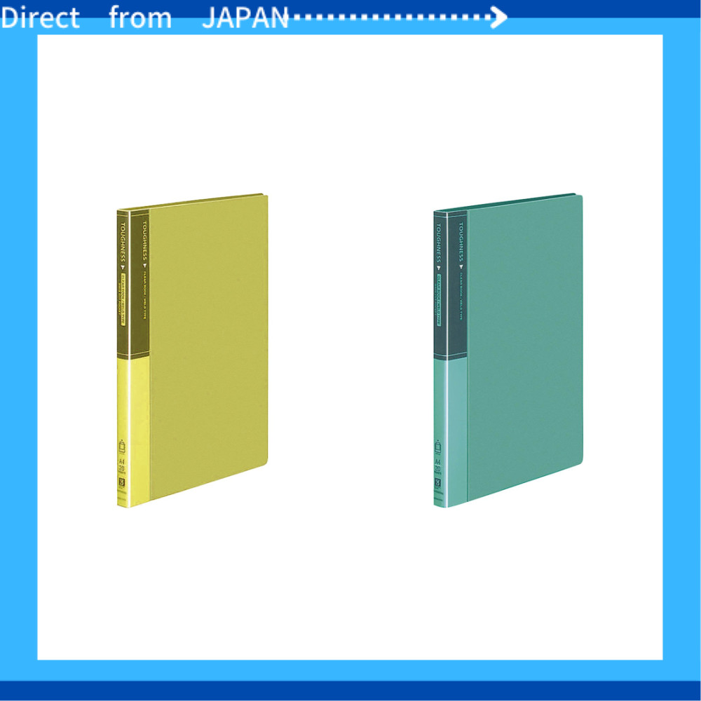 KOKUYO File Clear File Toughness A4 20 Sheets Yellow LA-F560NY ,yellow ...