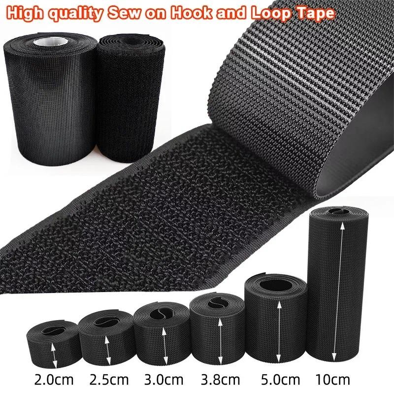 1M Sew on Hook and Loop Fastener Tape Non Adhesive Super Soft Loop ...