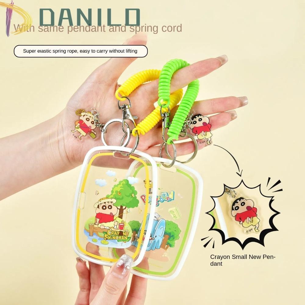 DANILO1 Crayon Shin-Chan Card Holder, Silica Gel Rubber Crayon Shin ...