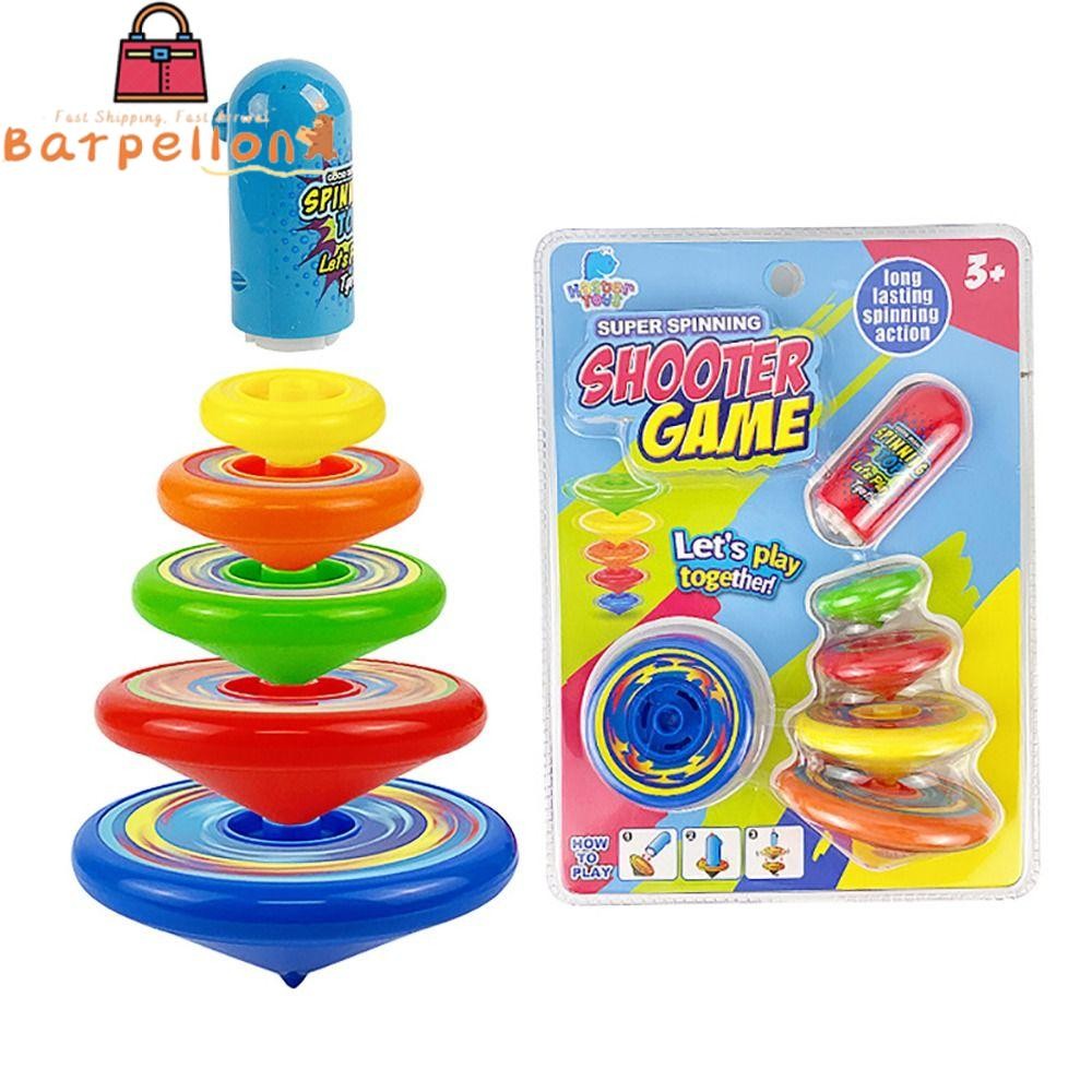 BARPELLON Stacking Gyro Toys, 5 Gyro + 1 Launcher ABS Multi-layer ...