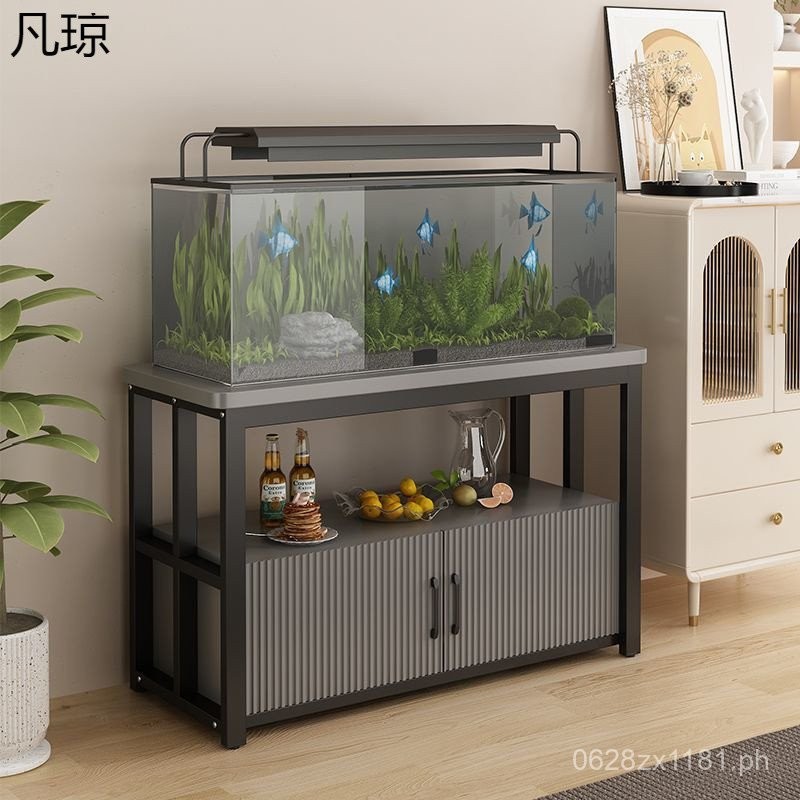 Iron Art Heavy-Duty Cabinet Fish Tank Stand Living Room Multi-Layer ...