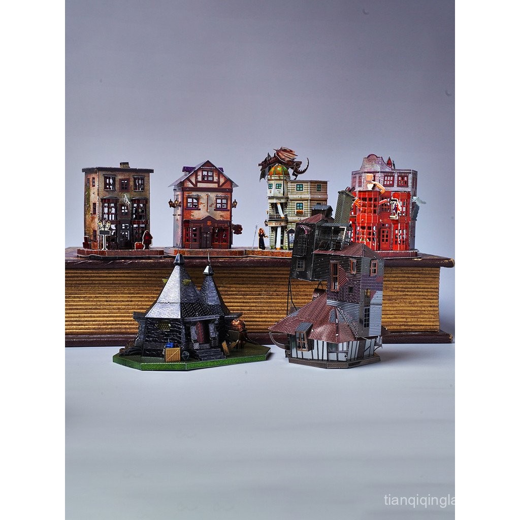 Harry Potter Diagon Alley Building Blocks3d 3D Puzzle Metal Assembly ...