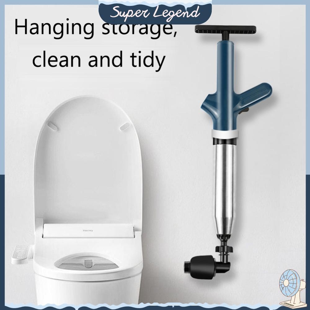 High-Pressure Air Drain Blaster Stainless Steel Toilet Unclogger ...