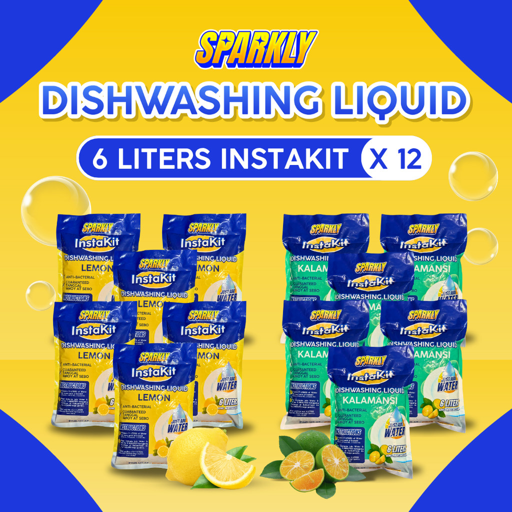 (72 LITERS Yield) Sparkly INSTAKIT DIY Dishwashing Liquid - JUST ADD ...