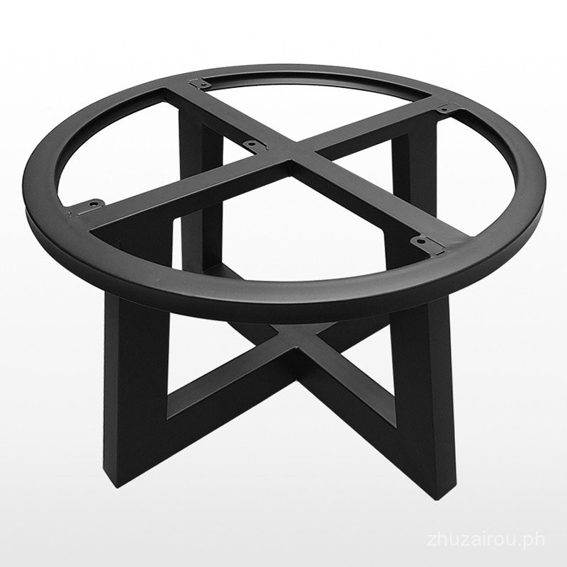 Round Table Leg Bracket Bar Counter Base Metal Dining Table Stand Table ...