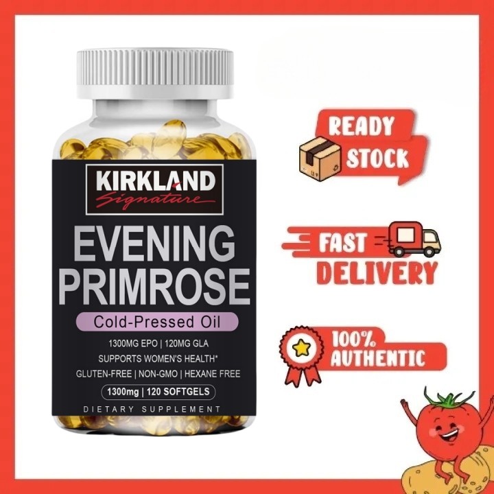 KIRKLAND Evening Primrose Seed Oil Capsules, regulate hormone balance ...