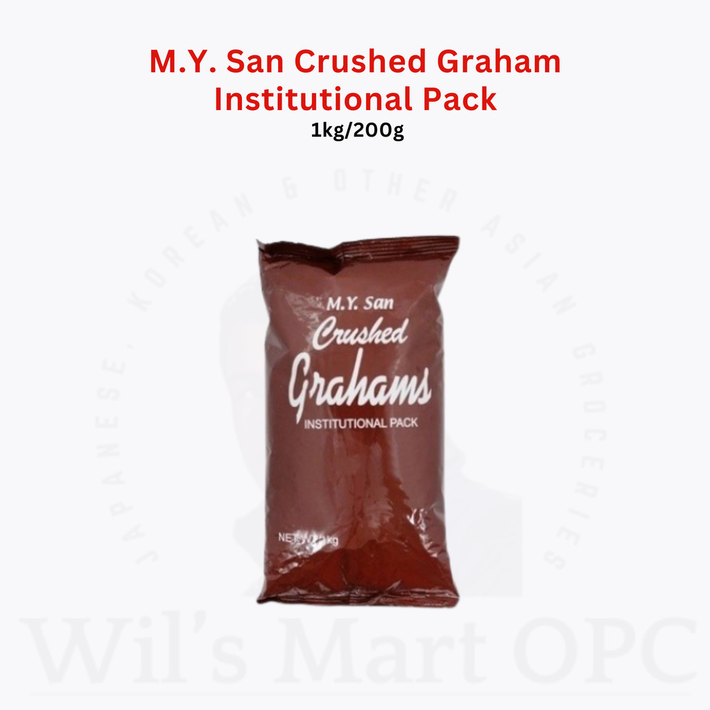 M.Y. San Crushed Graham Institutional Pack 1kg / 200g | Shopee Philippines