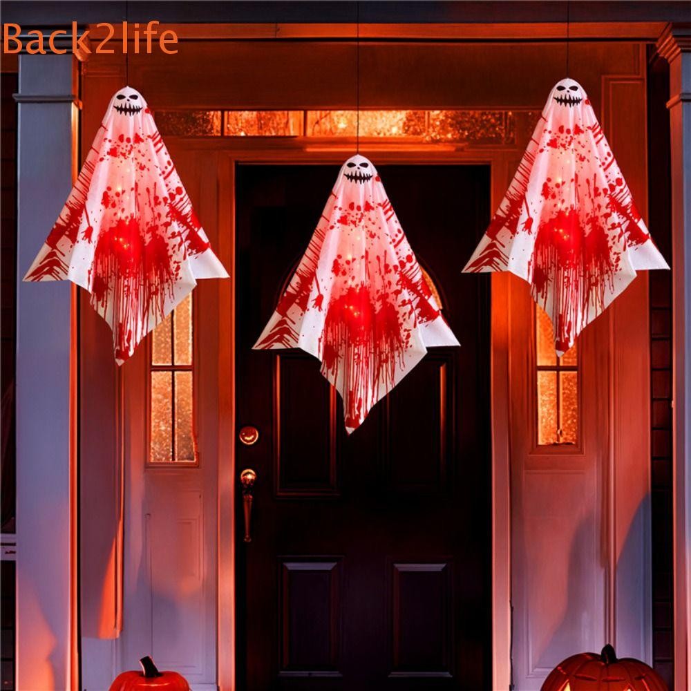 BACK2LIFE Halloween Blood Ghost Lamp, Funny Scary Spooky Ghost Light ...