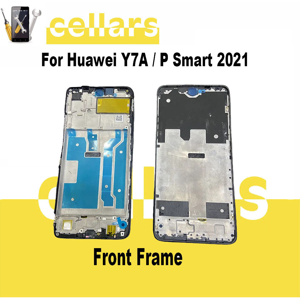 Front Frame For Huawei Y7A/P Smart 2021 Front Frame Bezel Chassis ...