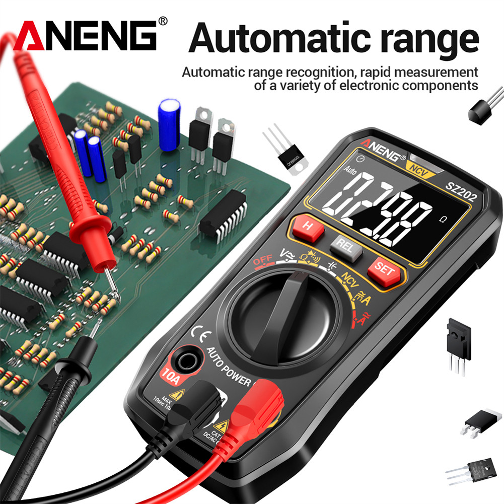 Digital Multimeter AC/DC Votage Current Automatic Tester Digital ...