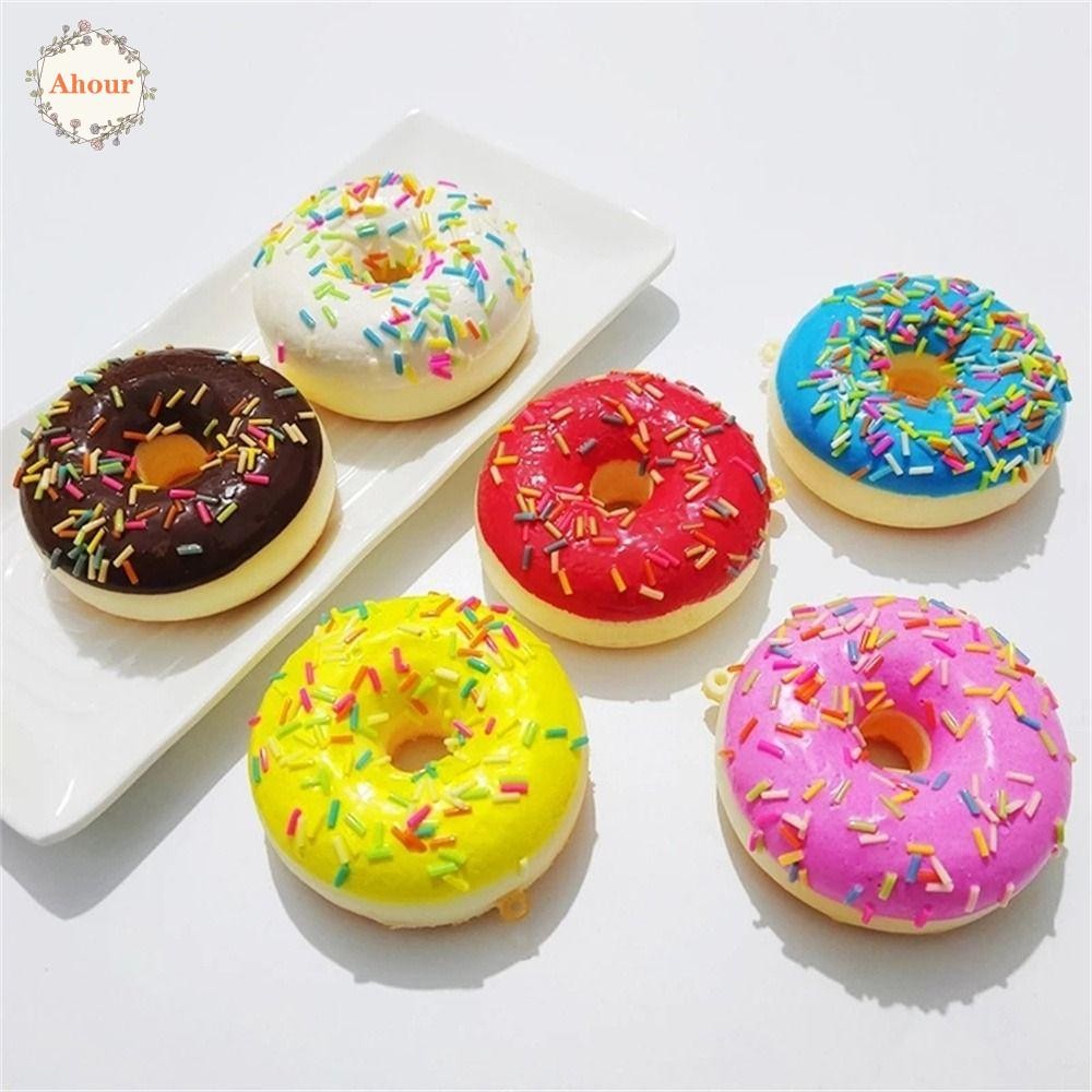 AHOUR Donut Cone Toy for Adult for Children Artificial Donut 6.2cm/2 ...