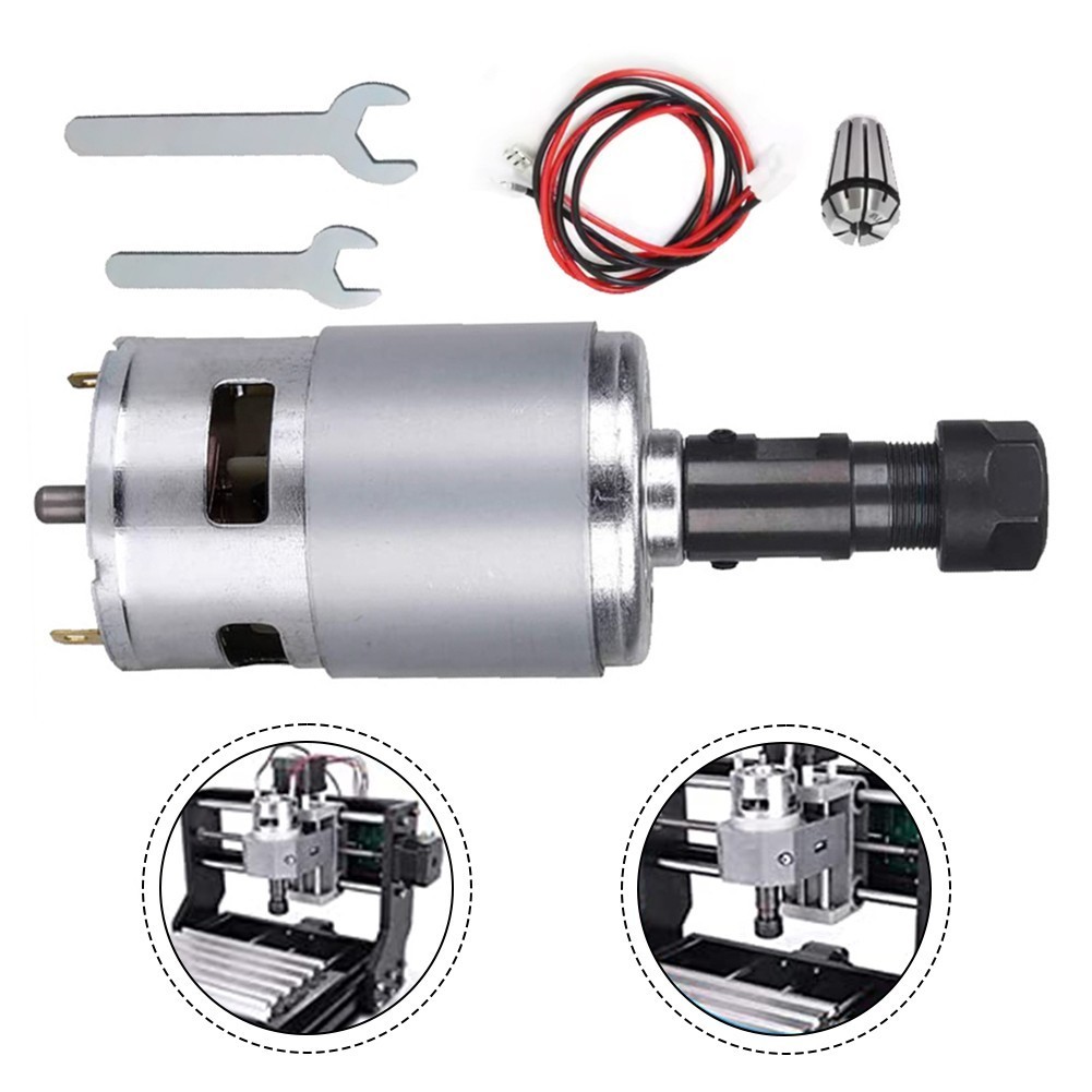 ⭐ Hot selling ⭐ CNC 775 Spindle Motor DC 12V-24V 20000RPM Electric ...