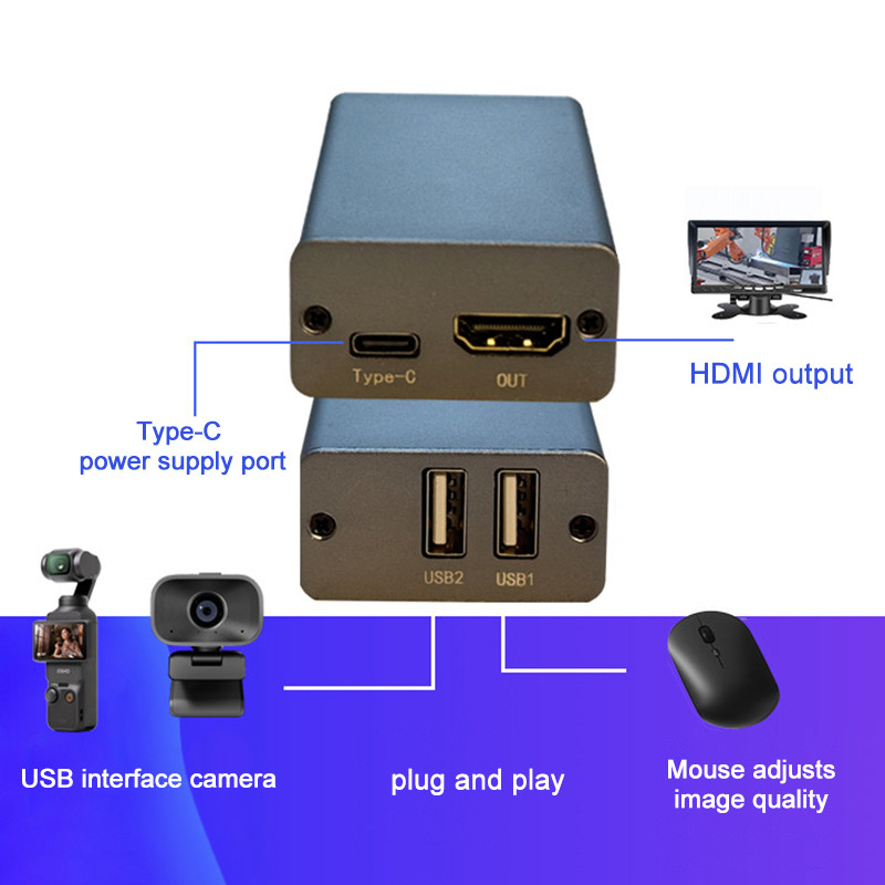 XOITR Pocket3 To HDMI To Connect The Guide Desk UVC To HDMI Teaching ...