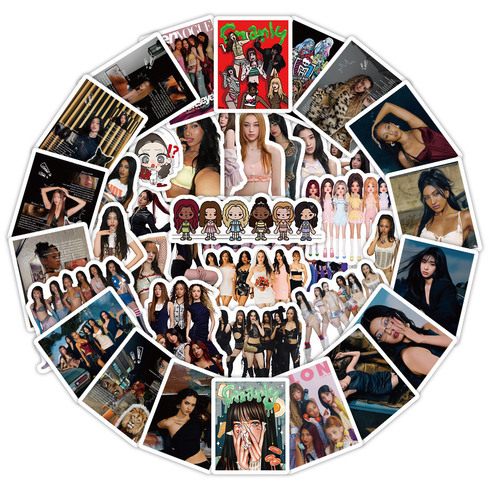 78pcs KATSEYE BEAUTIFUL CHAOS Album SIS Stickers MANON SOPHIA DANIELA ...