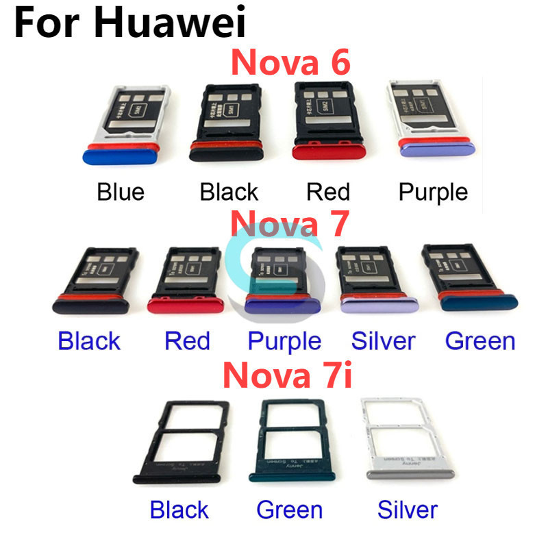 SIM Card Tray Holder For Huawei Nova 6 Nova 7 Nova 7i | Shopee Philippines