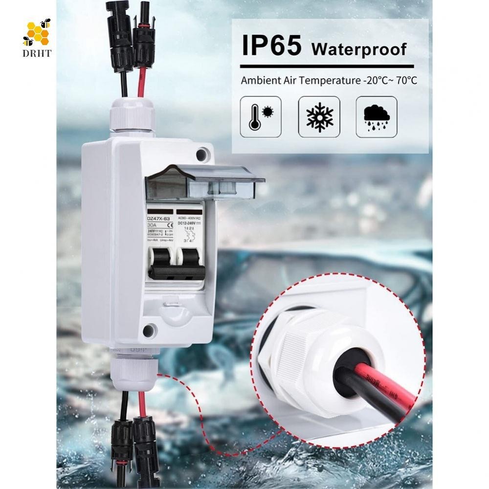Circuit Breaker DZ47X 30A IP65 Miniature PV Isolator Switch 30A DC ...