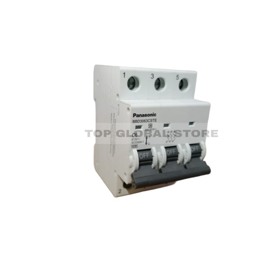 Panasonic MCB 3P CIRCUIT BREAKER 3 PHASE 4.5ka SNI CST | Shopee Philippines