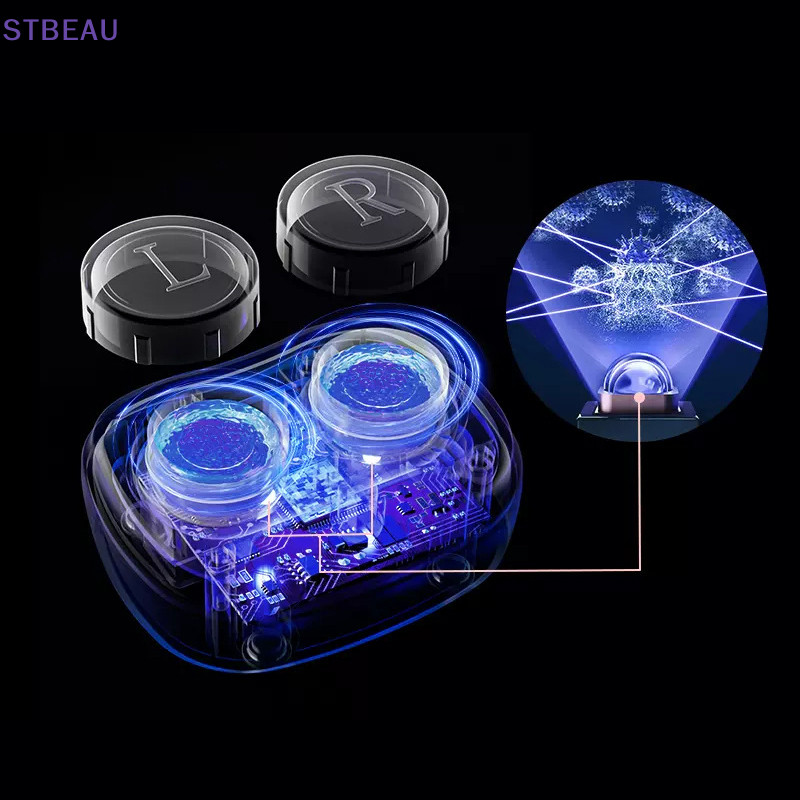 [cxSTBEAU] Contact Lens Cleaner, Electric Contact Box Cleaner ...