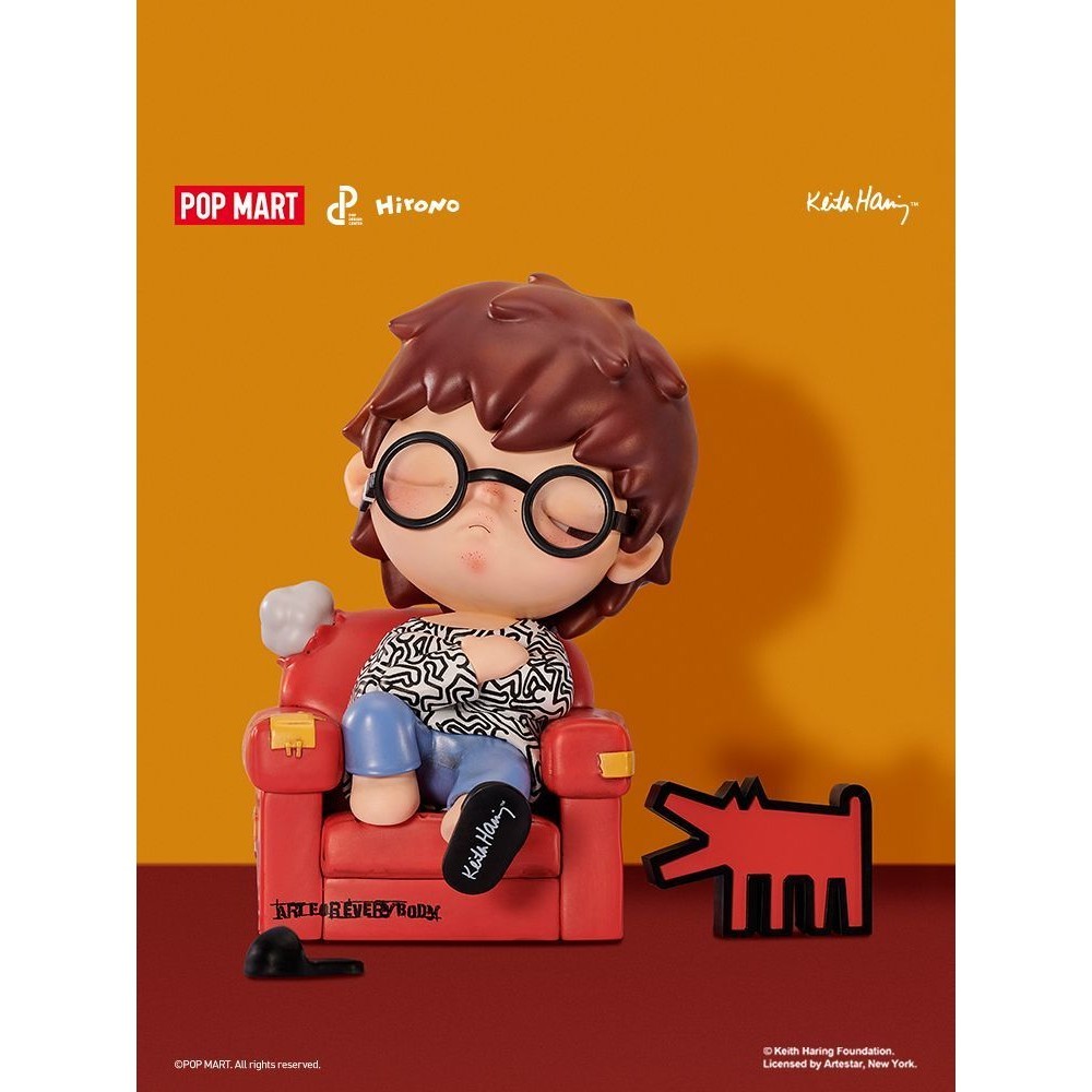 Popmart Hirono Hirono x Keith Haring Figure Large Size Height About ...