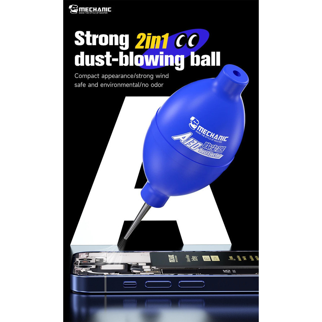 MECHANIC A130 2in1 Phone Repair Dust Cleaner Air Blower Ball Dust ...