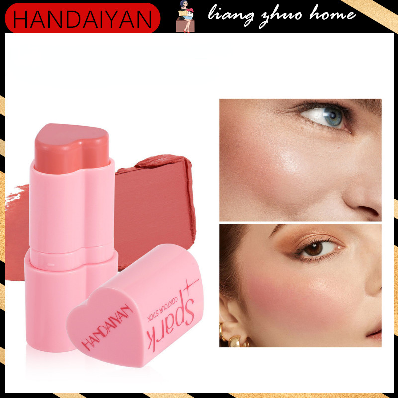 HANDAIYAN 5 Color Shimmer Water Light Highlighter Stick Blush Stick ...