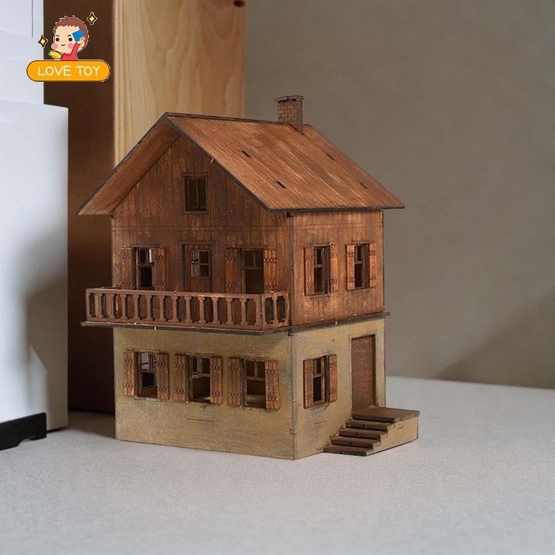 [Whgirl] 1/72 Building Model House, 1/72 House Model Kits, Unpainted ...